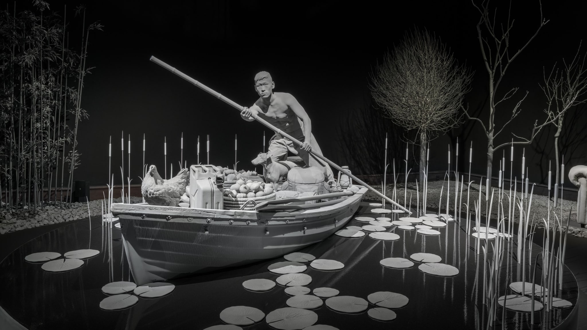 de lage landen Kunstenaar Hans Op de Beeck brengt zijn donkere ...